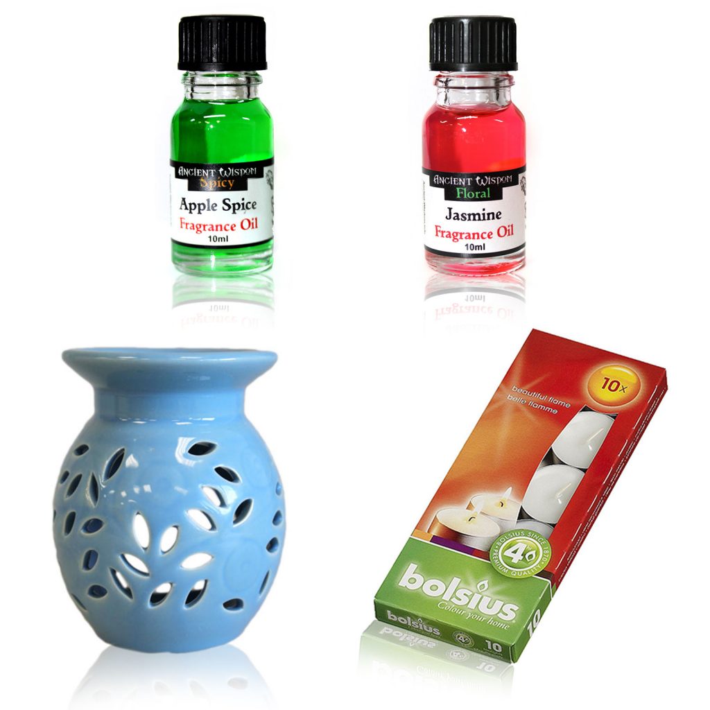 Floral Oil Burner and Fragrance Oils Kit - Pampa Panda